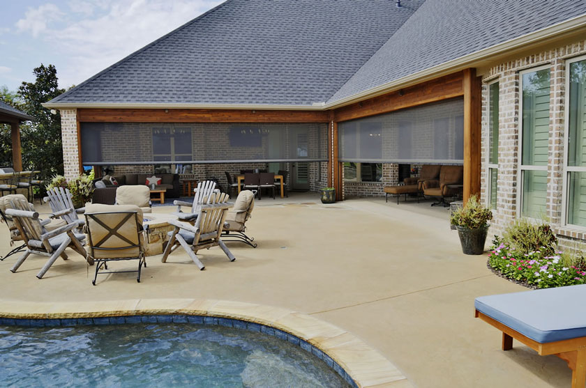 Prosper Motorized Screens - KJ Custom Screens & Outdoor Living