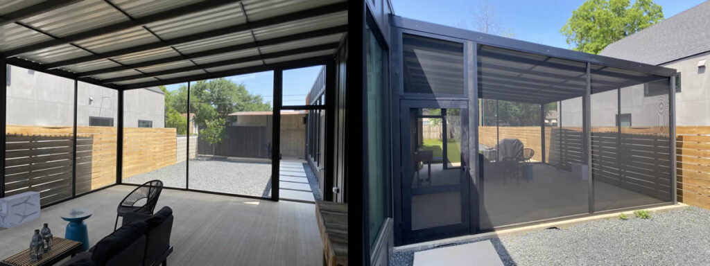 Dallas TX Screen Enclosures, Screen Rooms by KJ Custom